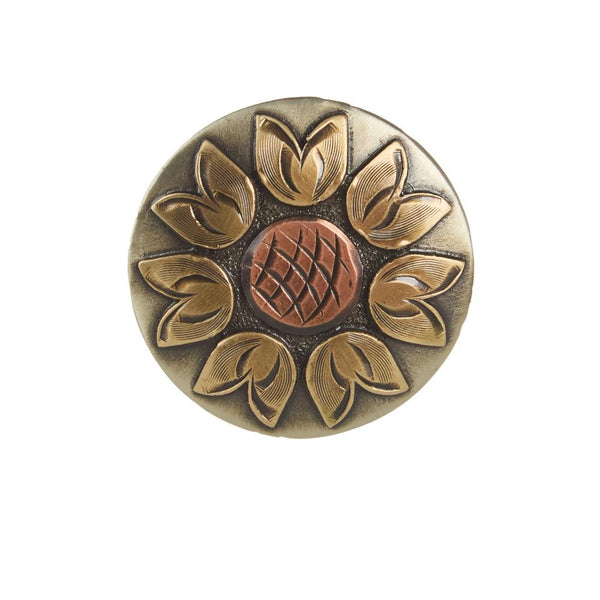 NRS Sunflower 1.5in Screwback Concho