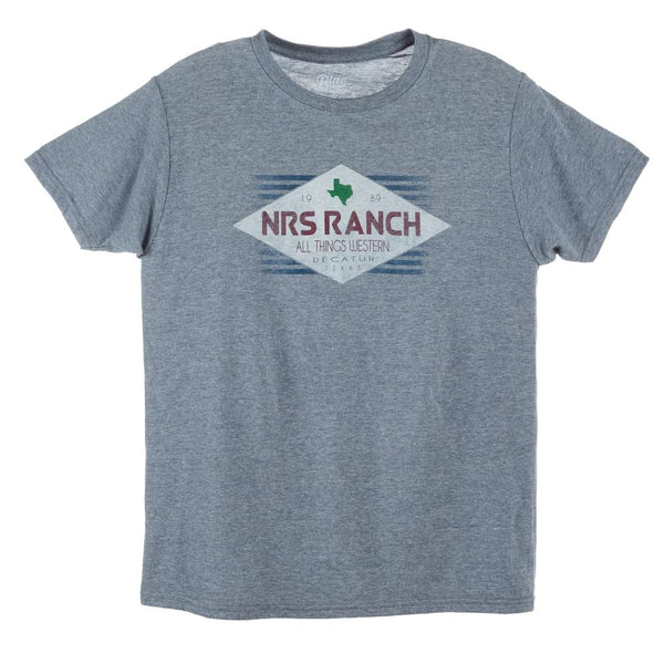NRS NRS Ranch Grey Diamond Logo Short Sleeve T-Shirt