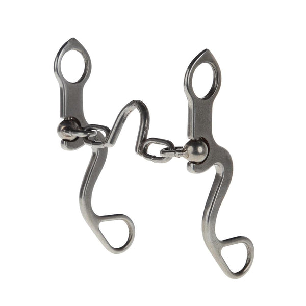 Flaharty Bits & Spurs Calvary Wide Port Chain Shank Bit