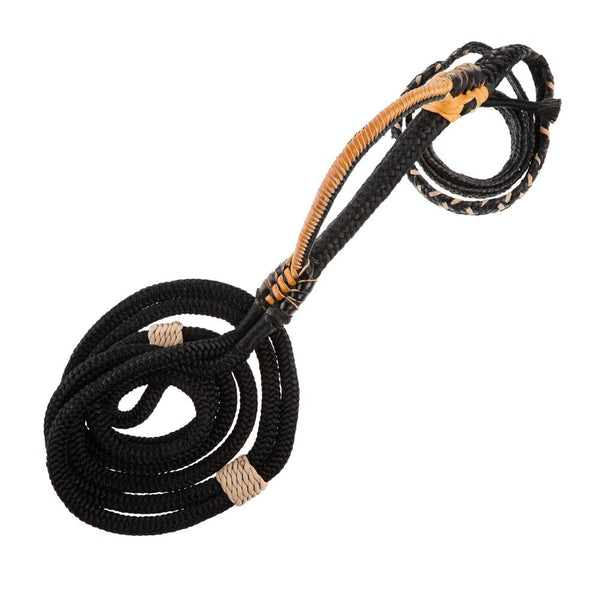 Mx Bull Ropes Brazilian Left Handed 5/8 Double Braid Black and Tan Ste