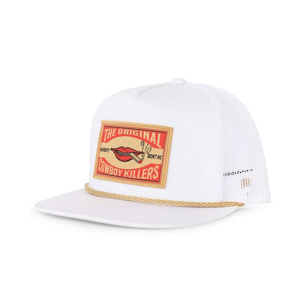 Whiskey Bent Hat Co White Matchbox Cap