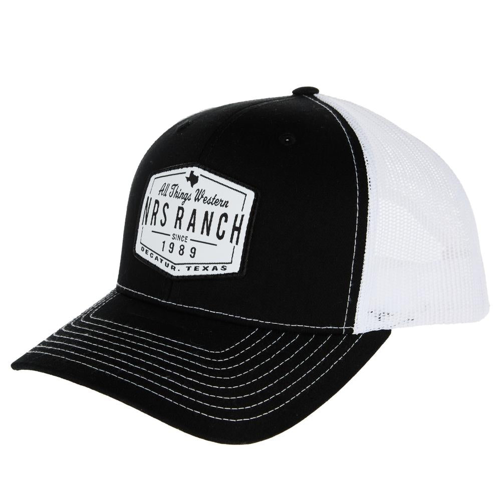 NRS Ranch All Things Western Black/White Cap