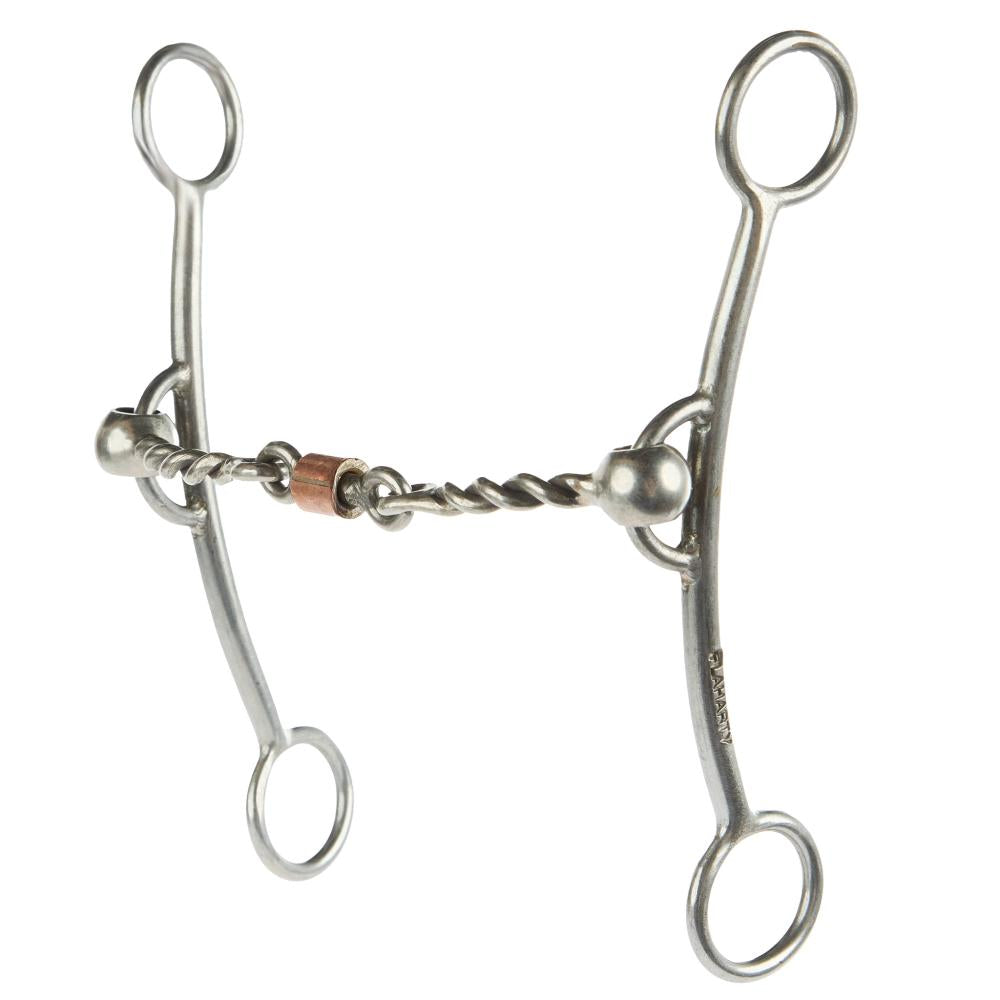 Flaharty Bits & Spurs The Duke 3 Piece Twisted Wire Gag Bit