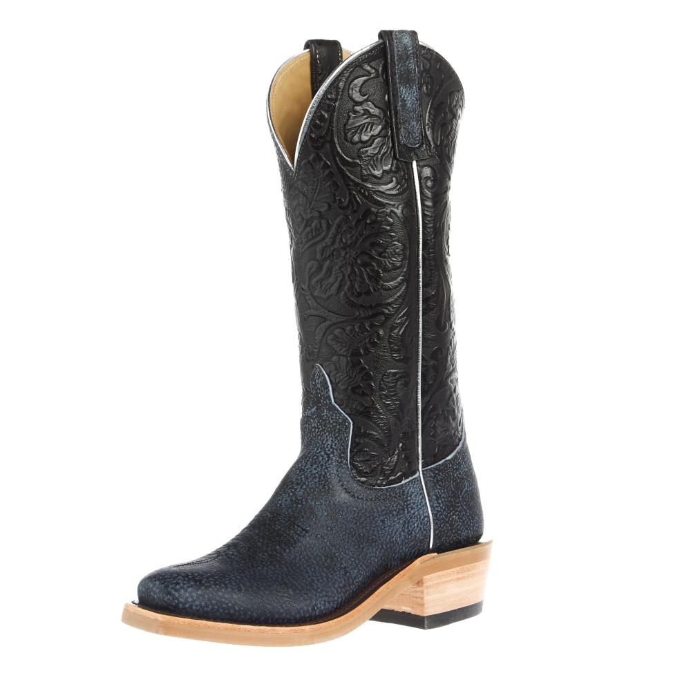 Anderson Bean Women`s Ride Ready Blue Safari Giraffe 13In Black Tool T