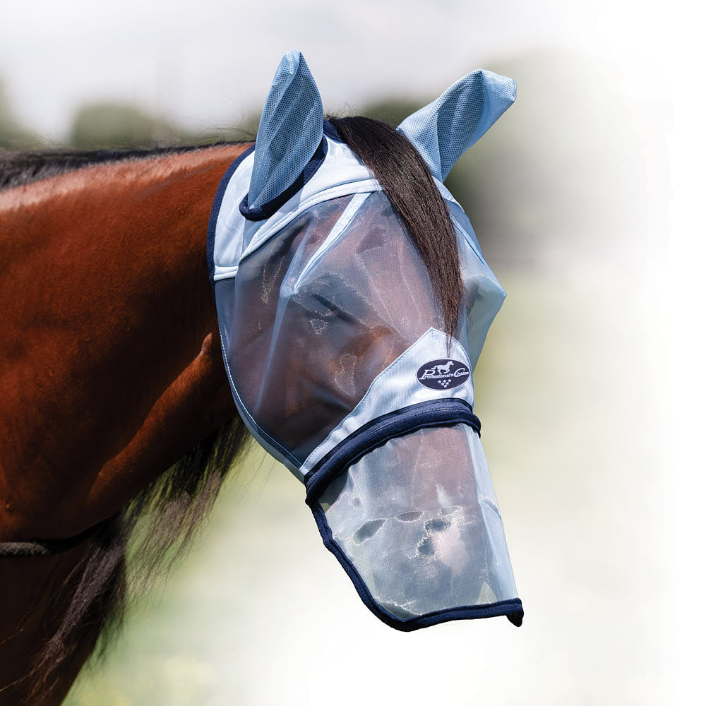 Professionals Choice Fly Screen Fly Mask with Long Nose