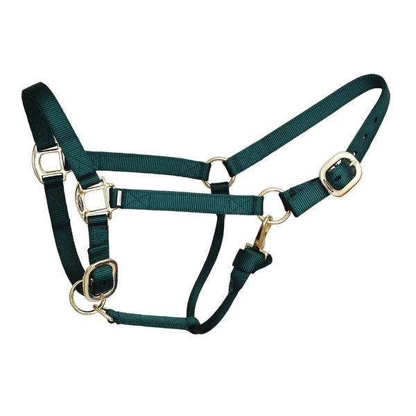 Reinsman Deluxe Hunter Green Nylon Halter