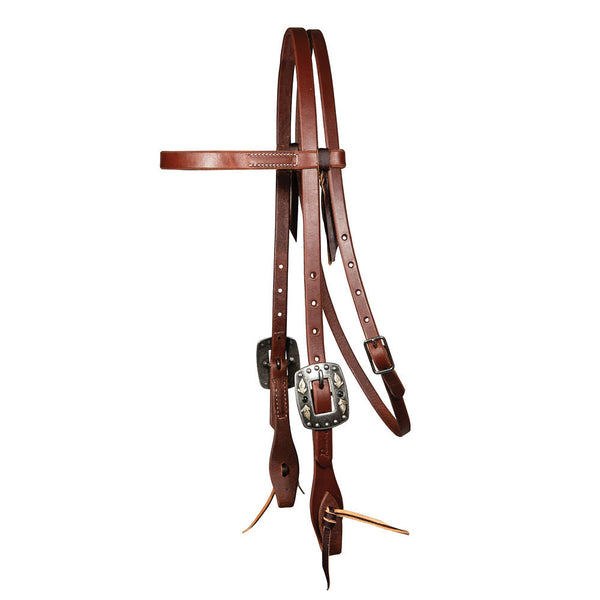 Professionals Choice Feather Buckle 5/8in Ranch Browband Headstall