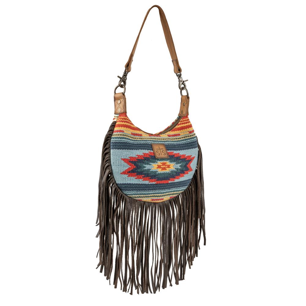 STS Ranchwear Womens Nellie Serape Fringe Bag
