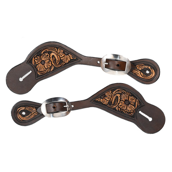 Circle Y Saddlery Men's Smooth Operator Spur Straps