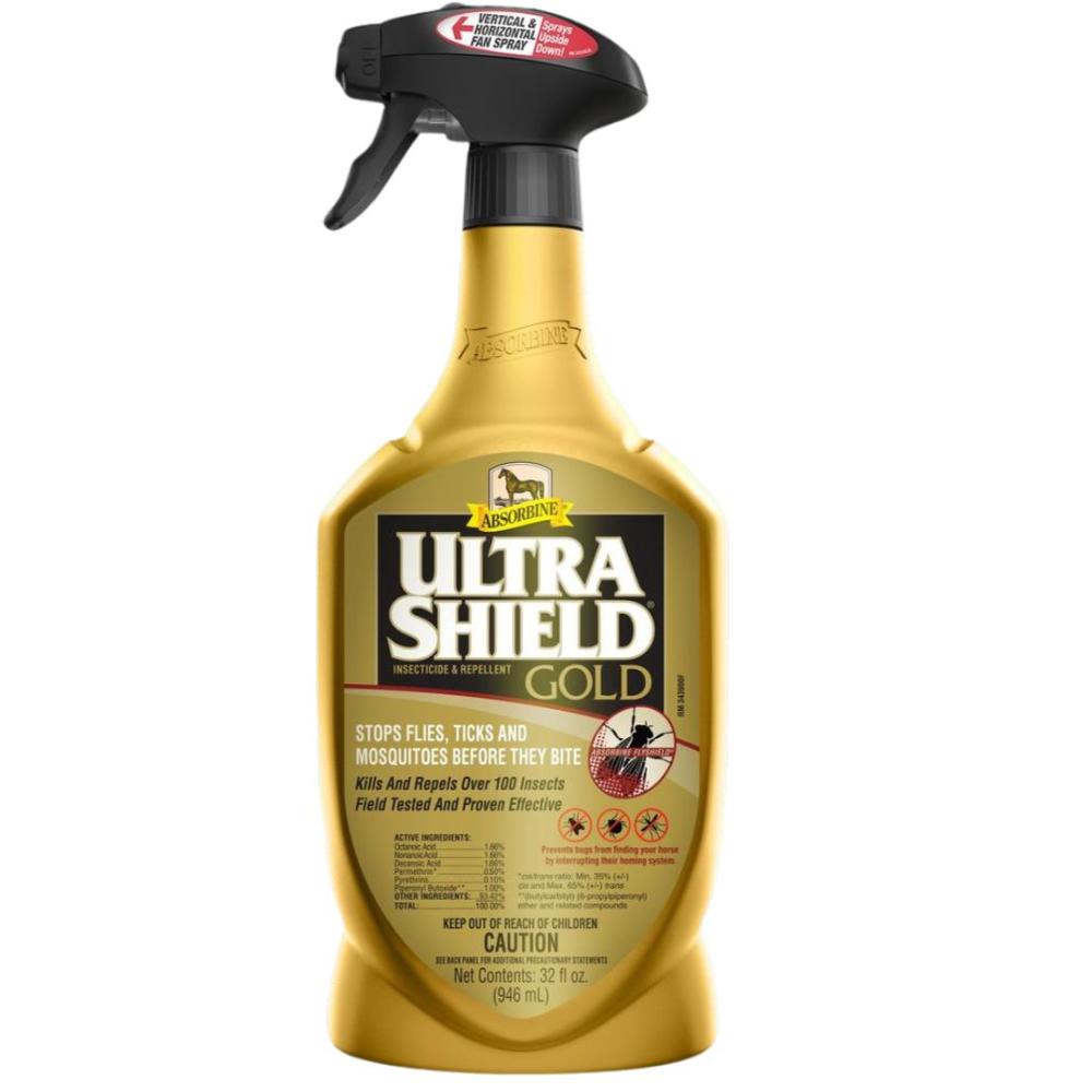 Absorbine UltraShield Gold Fly Spray 32oz