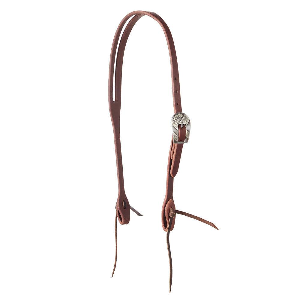 Cowperson Tack Slot Ear Headstall with CB20 Buckle