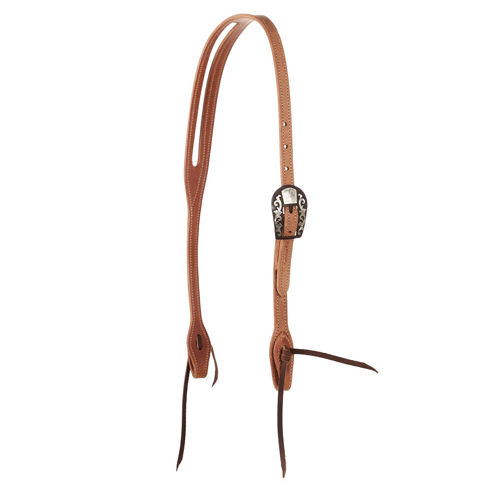 Cowperson Tack Roughout Slot Ear Headstall with CB21 Buckle