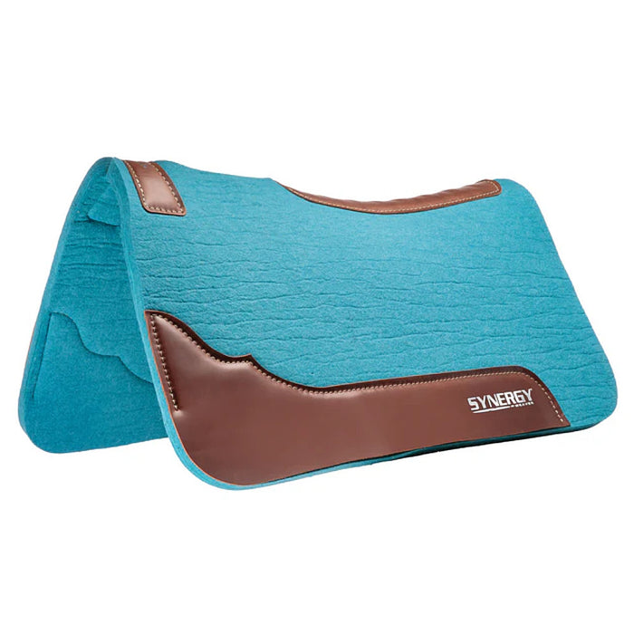 Weaver Leather Synergy Turquoise Merino Wool Felt Saddle Pad