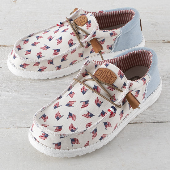 Hey Dude Wally Americana Flag