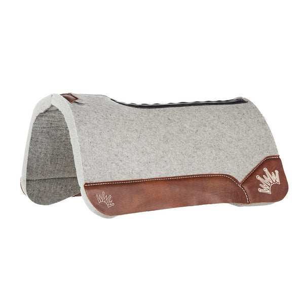 Best Ever Pads Kush 1 1/4in Smooth Brown Saddle Pad