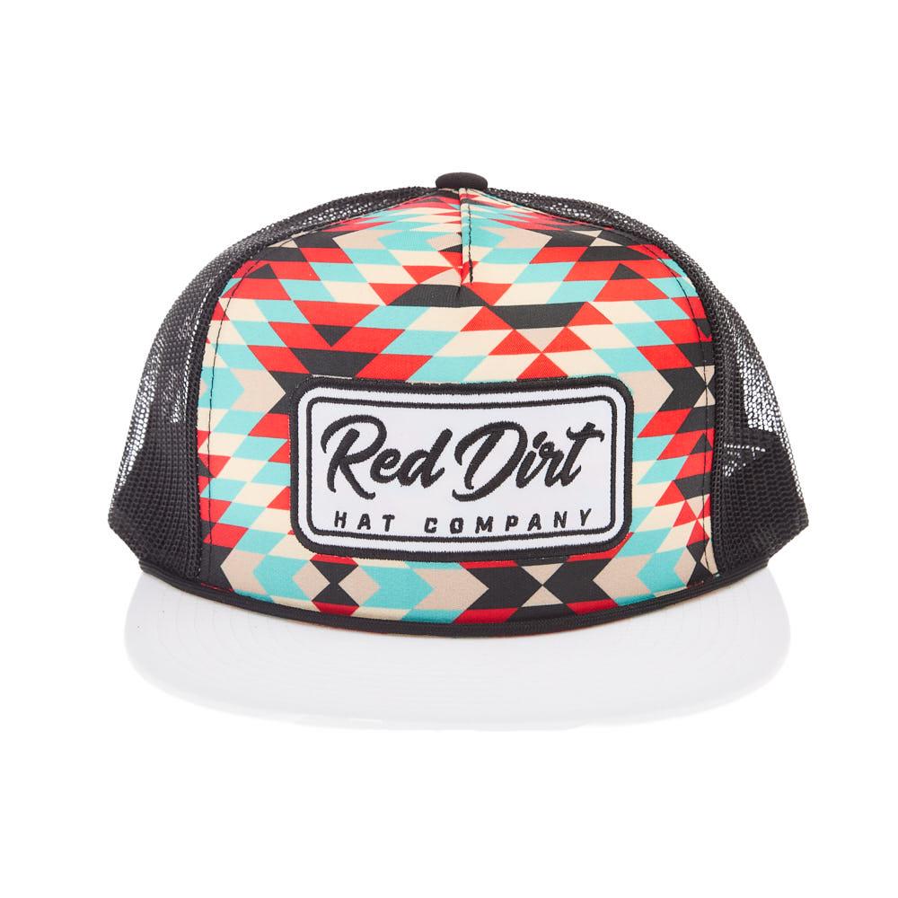 Red Dirt Hat Company Fandango White/Geo/Black Cap