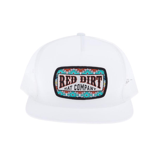 Red Dirt Hat Company Boss Hog White Cap