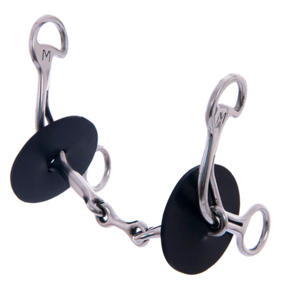 Merrill Bits Smooth Dog Bone Short Gag Bit