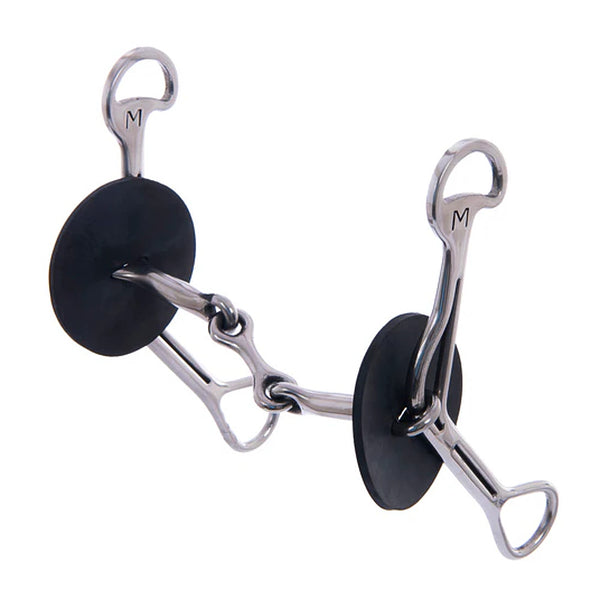 Merrill Bits Smooth Dog Bone Medium Gag Bit