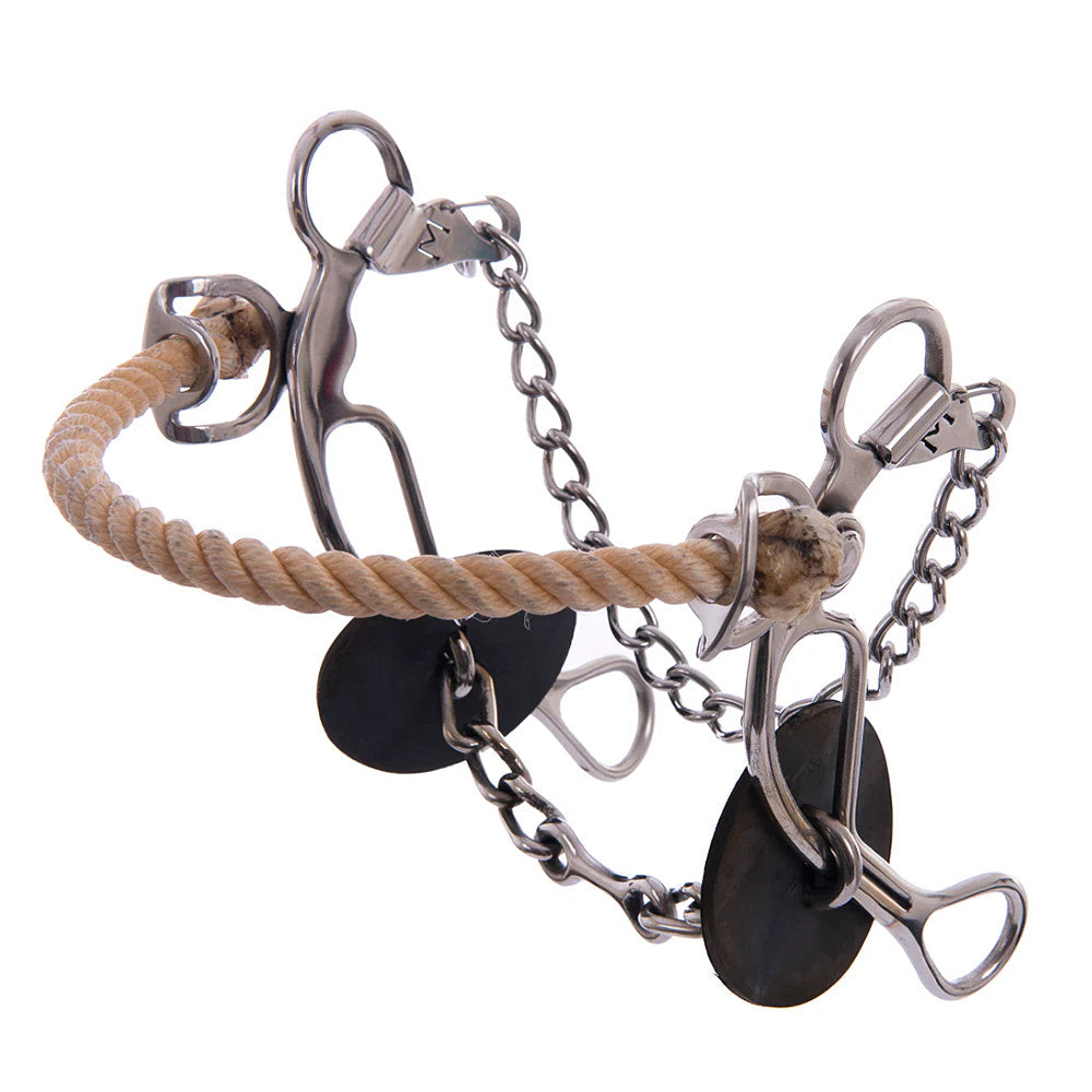 Merrill Bits Chain Dog Bone Combination Gag Bit