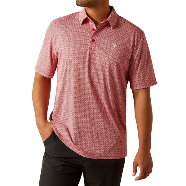 Ariat Mens Scooter Print Polo