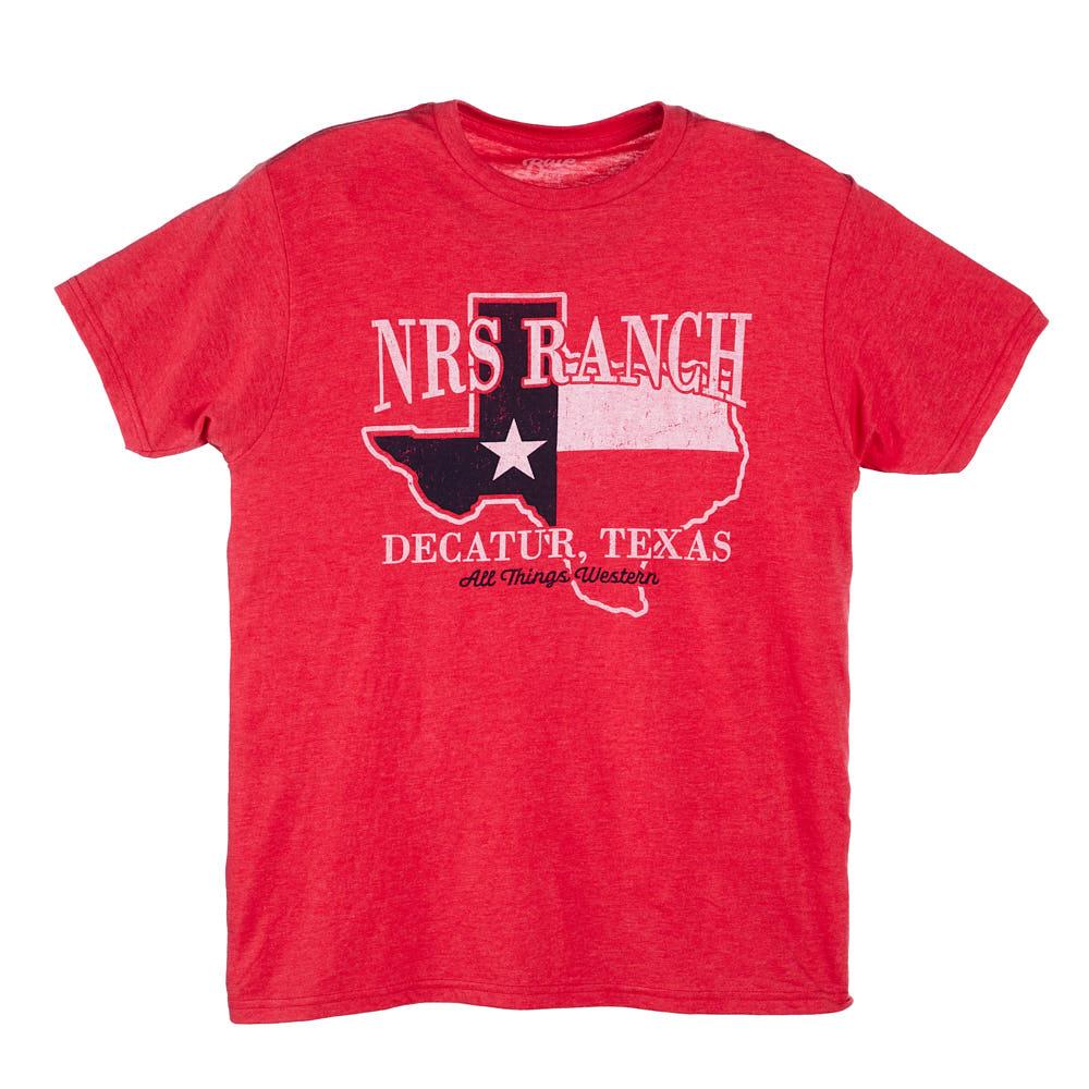 NRS NRS Ranch Lone Star Texas Red Tee