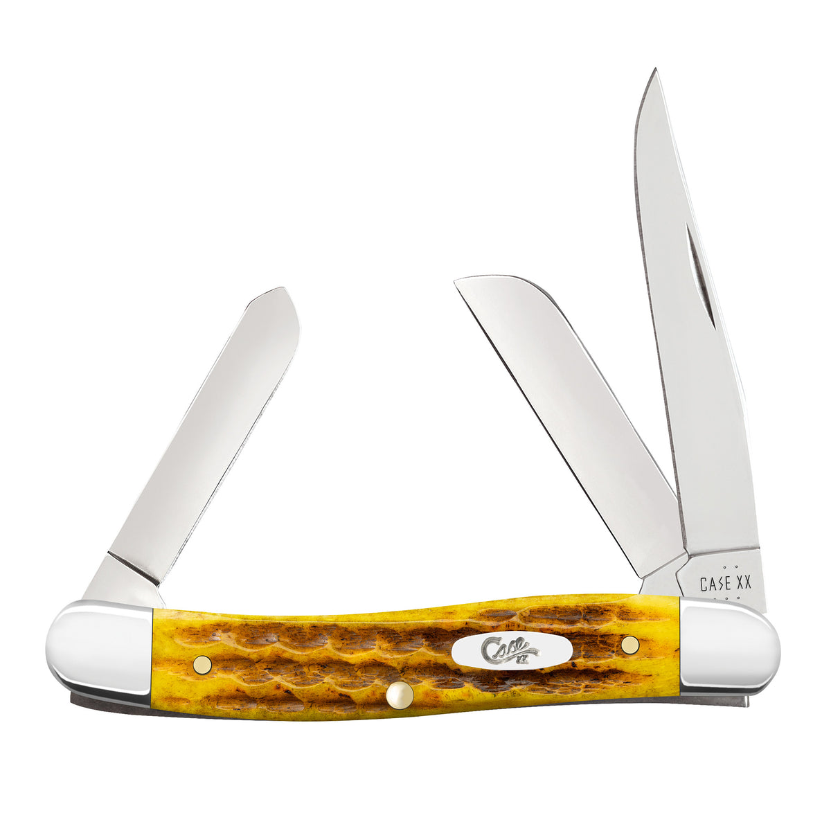 Case Honeycomb Bone - Heritage Jig Medium Stockman