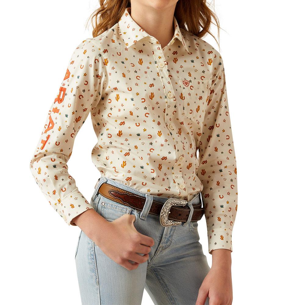 Ariat Girl's Sienna Print Team Kirby Shirt