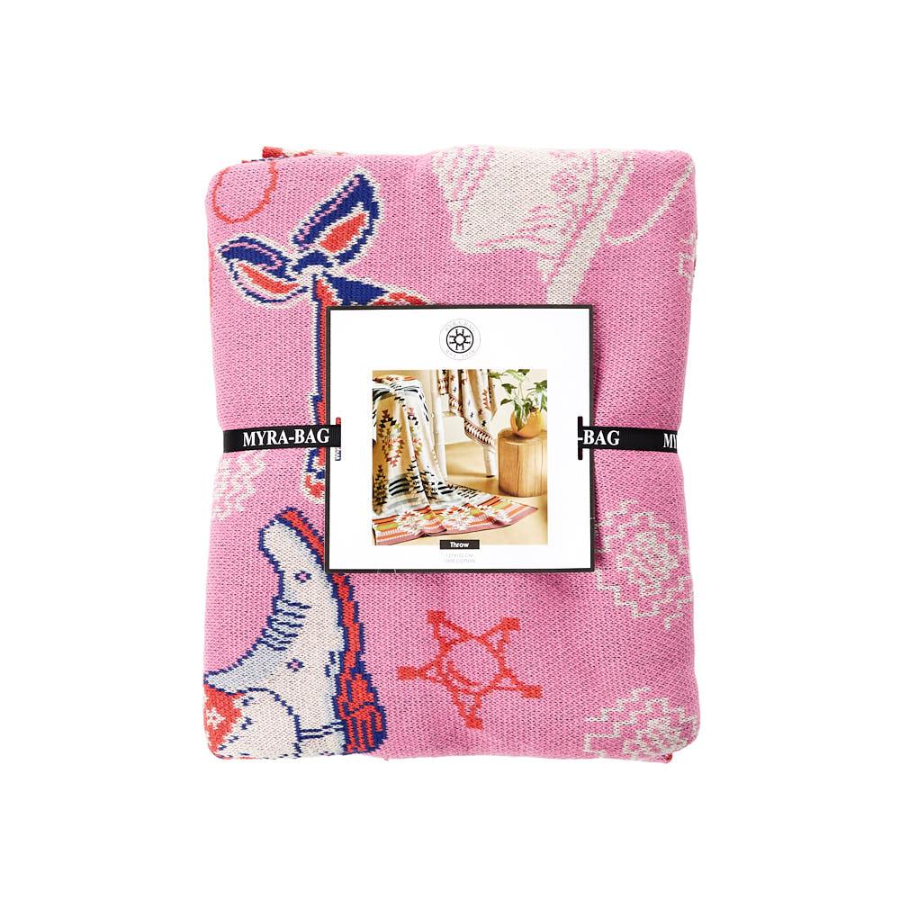 Rod's True Western Prairie Rose Roundup Throw Blanket