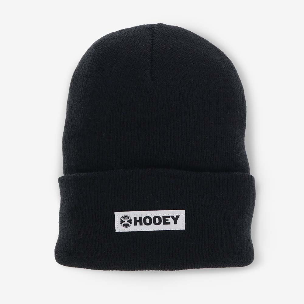 Hooey Branded Black Beanie