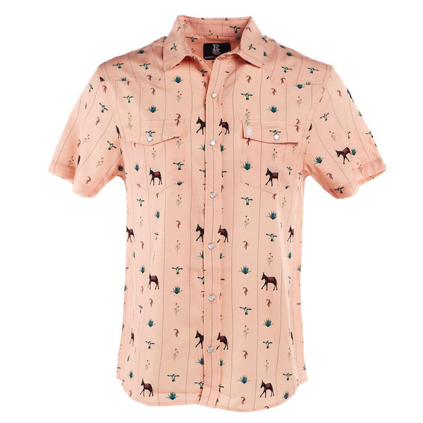 Raised by Coyotes Burro Trail Snap Shirt