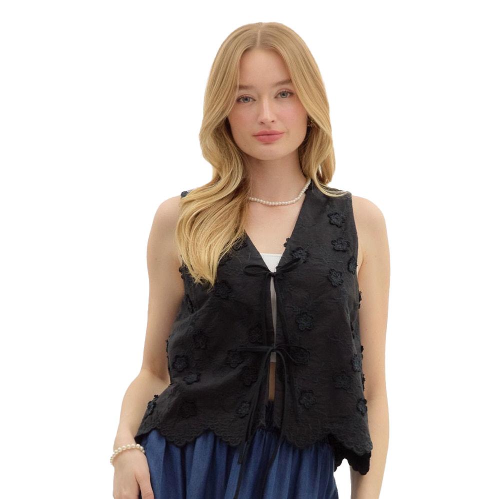 Entro Women's Black Fashion Top