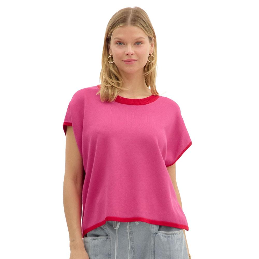Entro Women's Pink Top