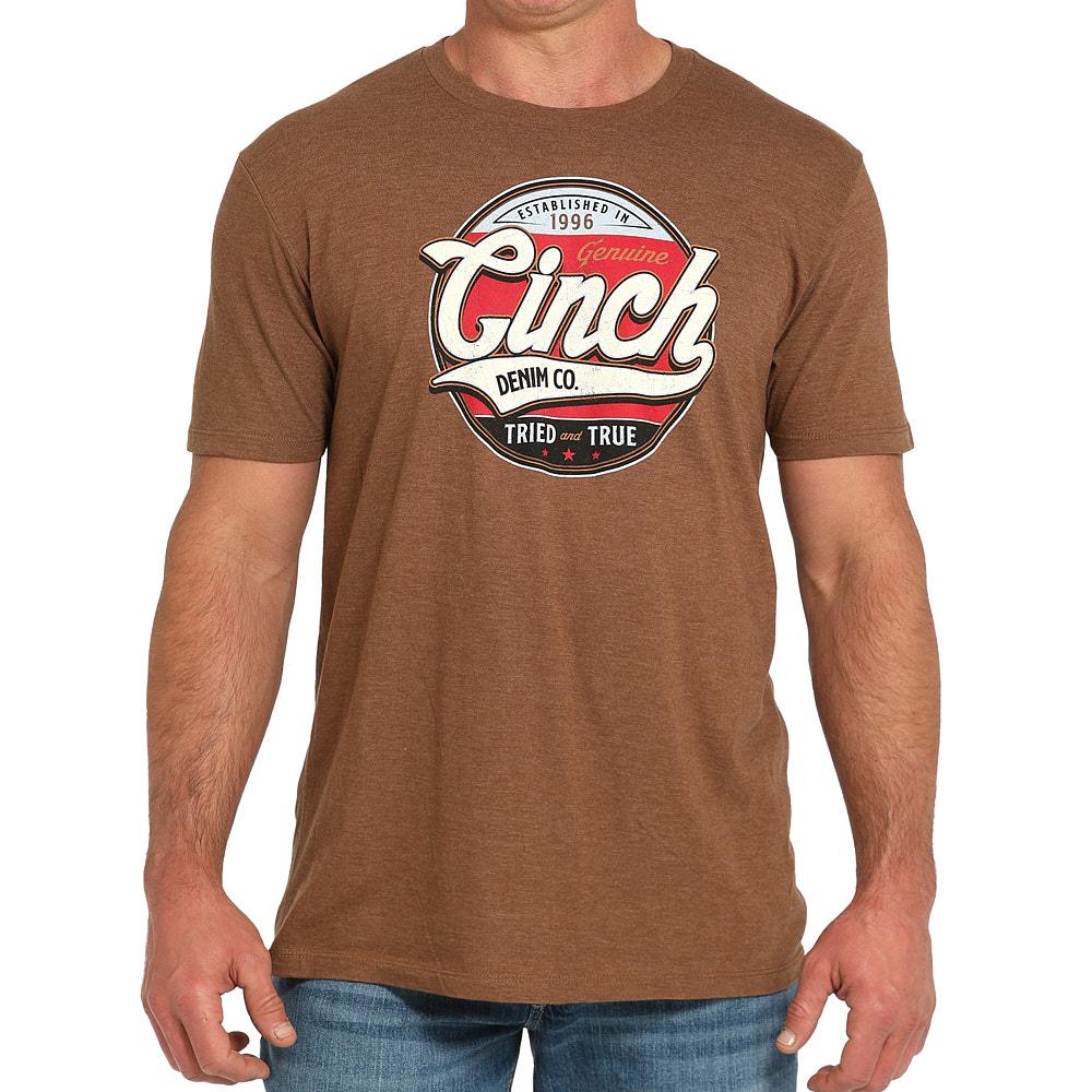 Cinch Men's Brown Tried and True Tee Shirt