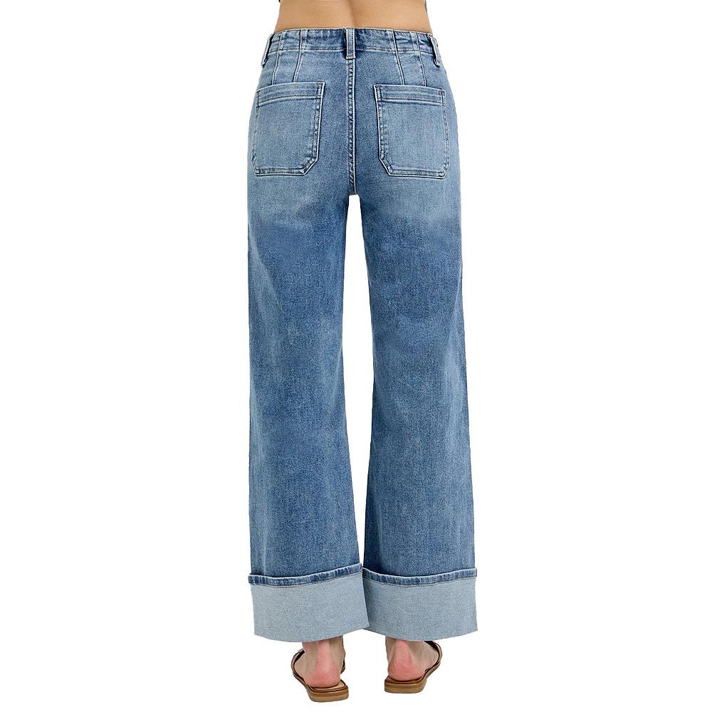 Risen Jeans Women's Medium Button Down Front Pocket Jeans