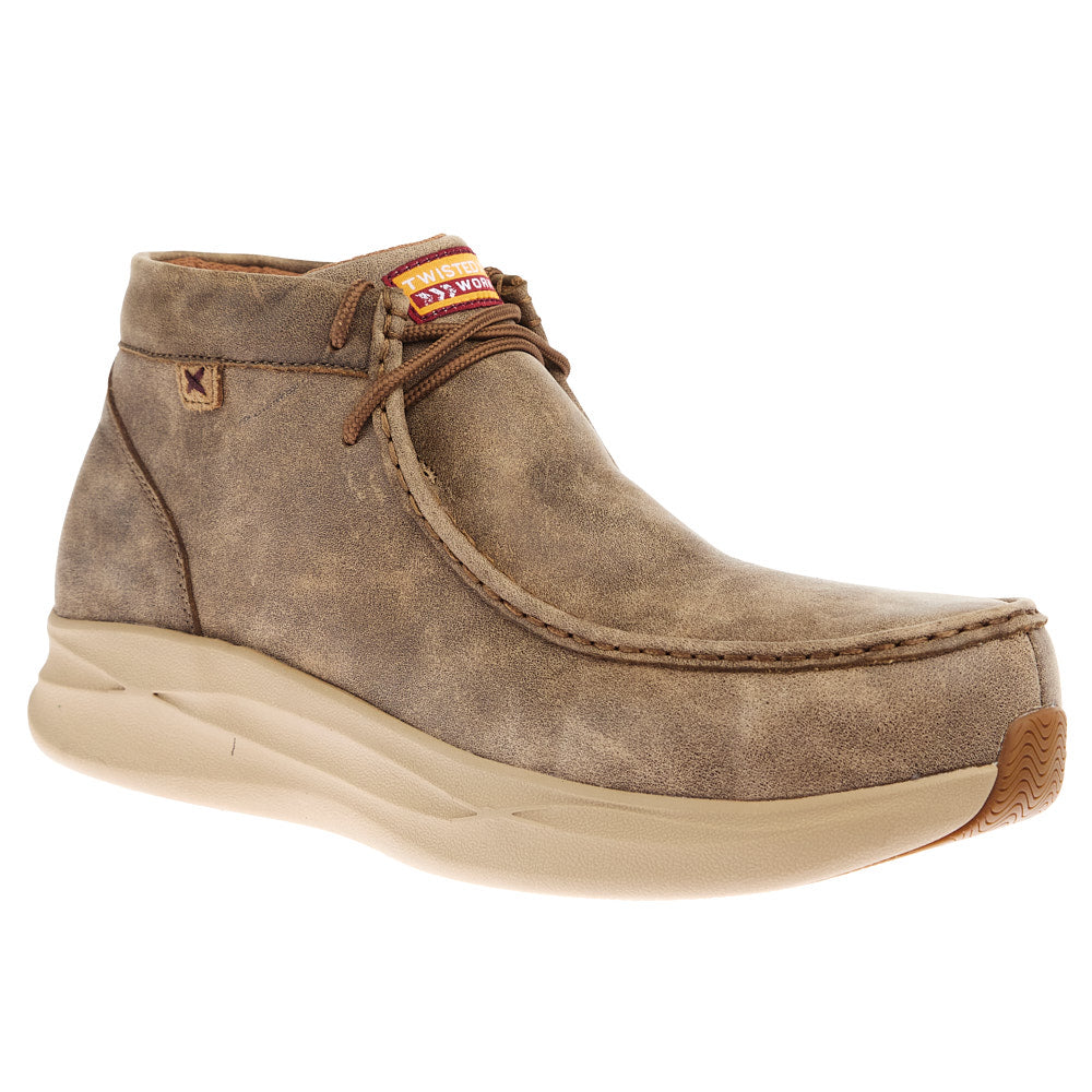 Twisted X Men`s Feather X Bomber Brown 6In Ultralite Nano Round Toe Wo