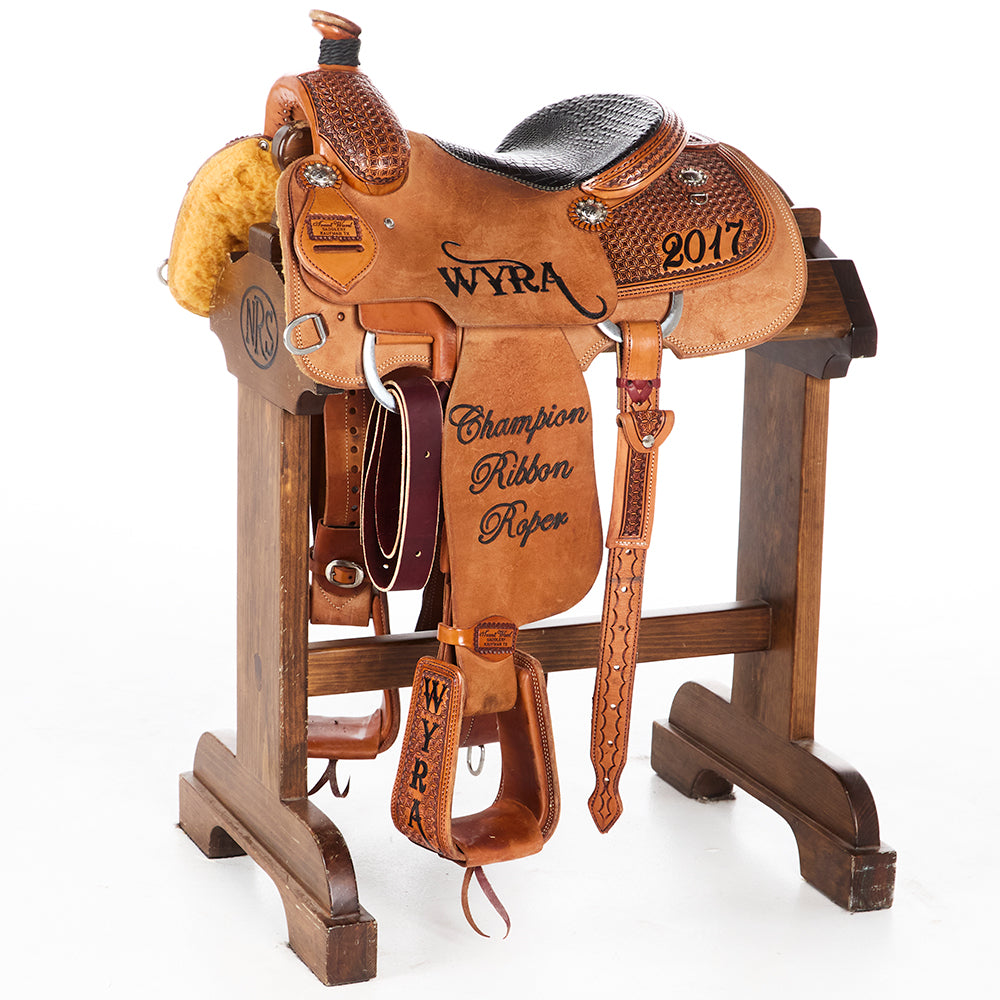 Trent Ward Used 13in WYRA Trophy Team Roper