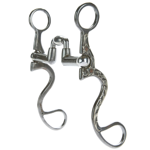 Brandon Anthony Bit & Spur Co. Hinge Port Cavalry Shank Bit