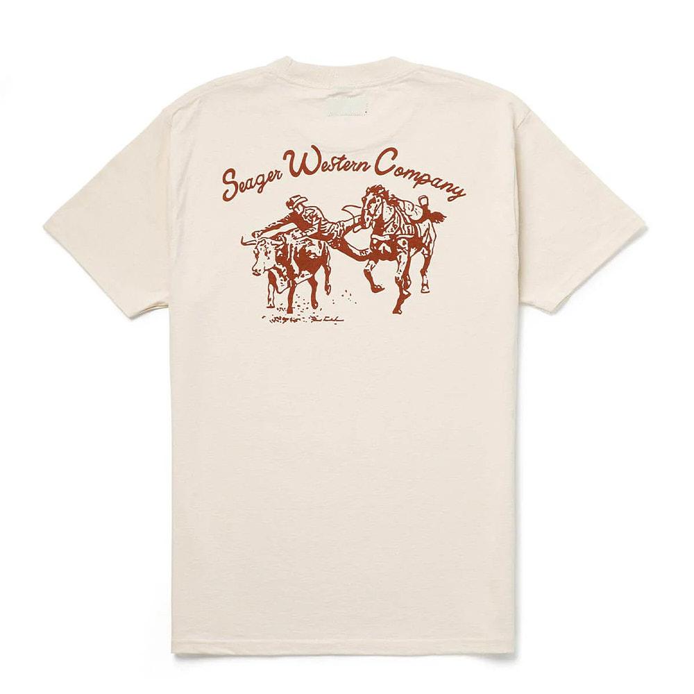 Seager Inc Men's Los Rios White Tee Shirt