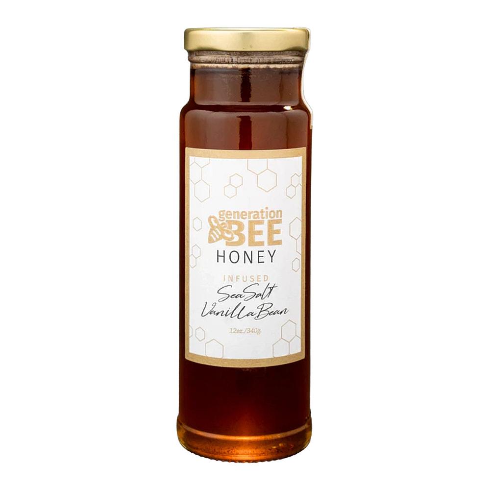 Generation Bee Sea Salt Vanilla Bean 12oz Honey