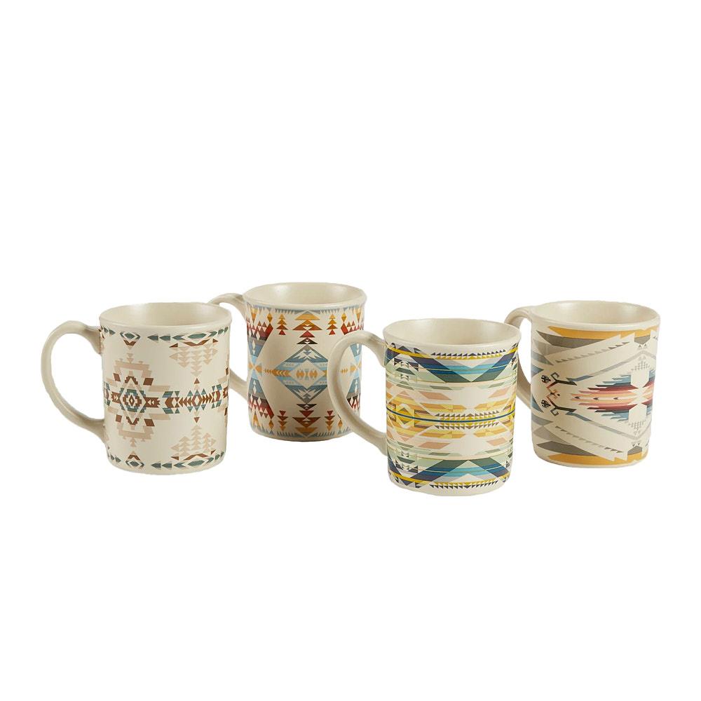 Pendleton Woolen Mills Inc. High Desert 12 oz. Mug Set of 4