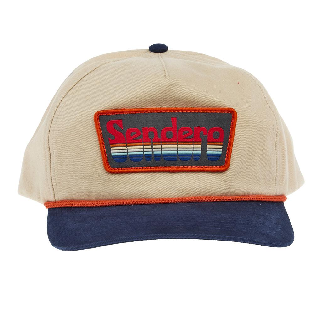 Sendero Provisions Co Men's Cream & Navy Retro Logo Cap
