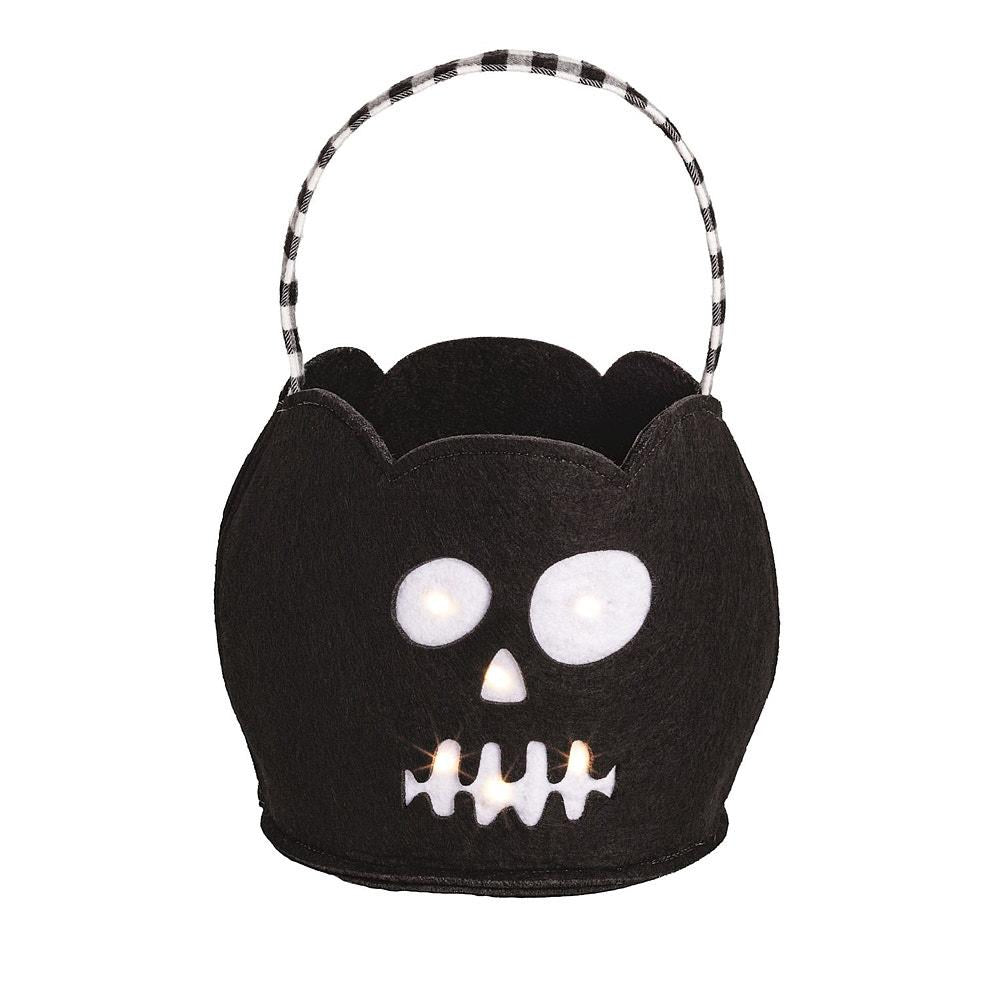 Mud Pie Skeleton Led Treat Bucket