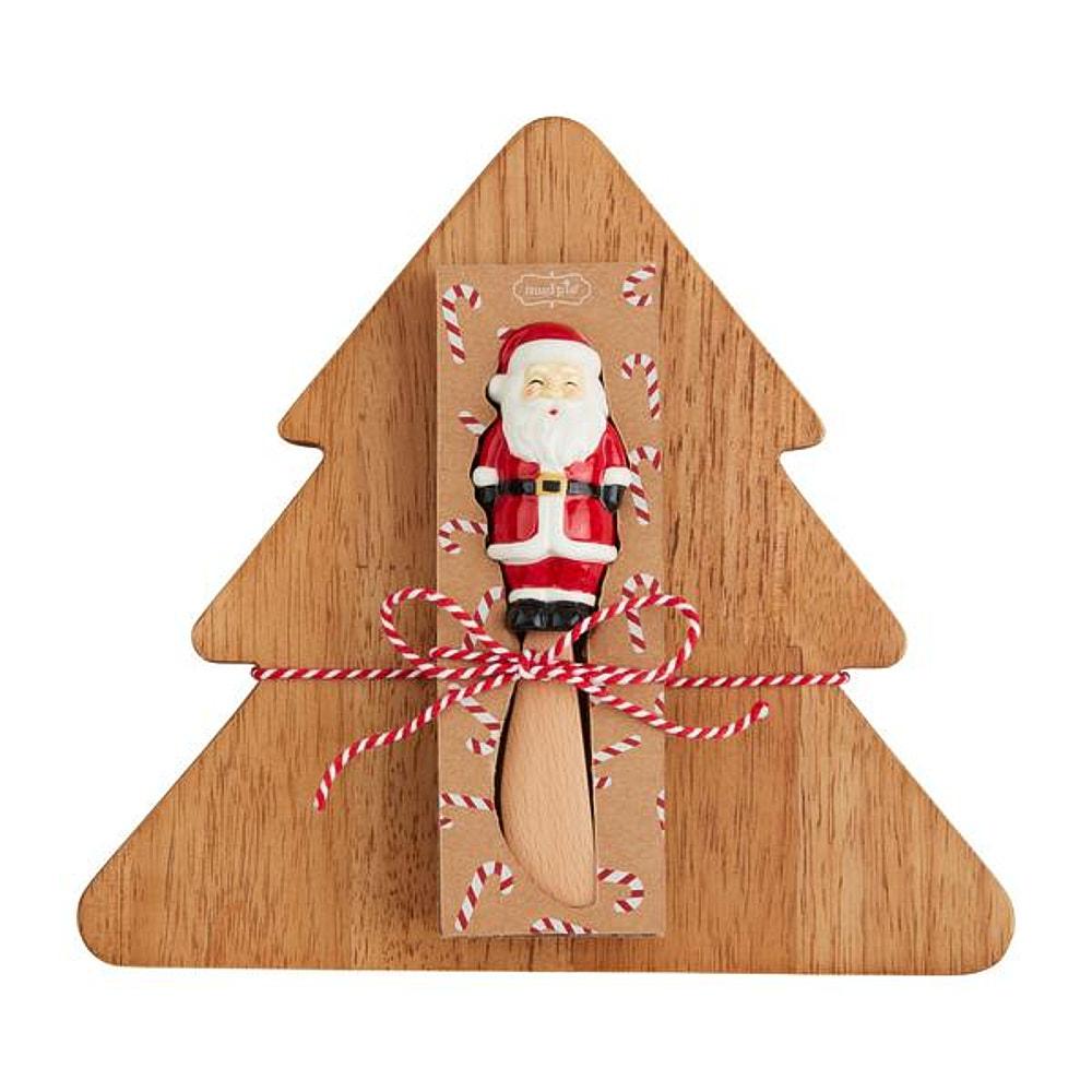 Mud Pie Santa Tree Board Set