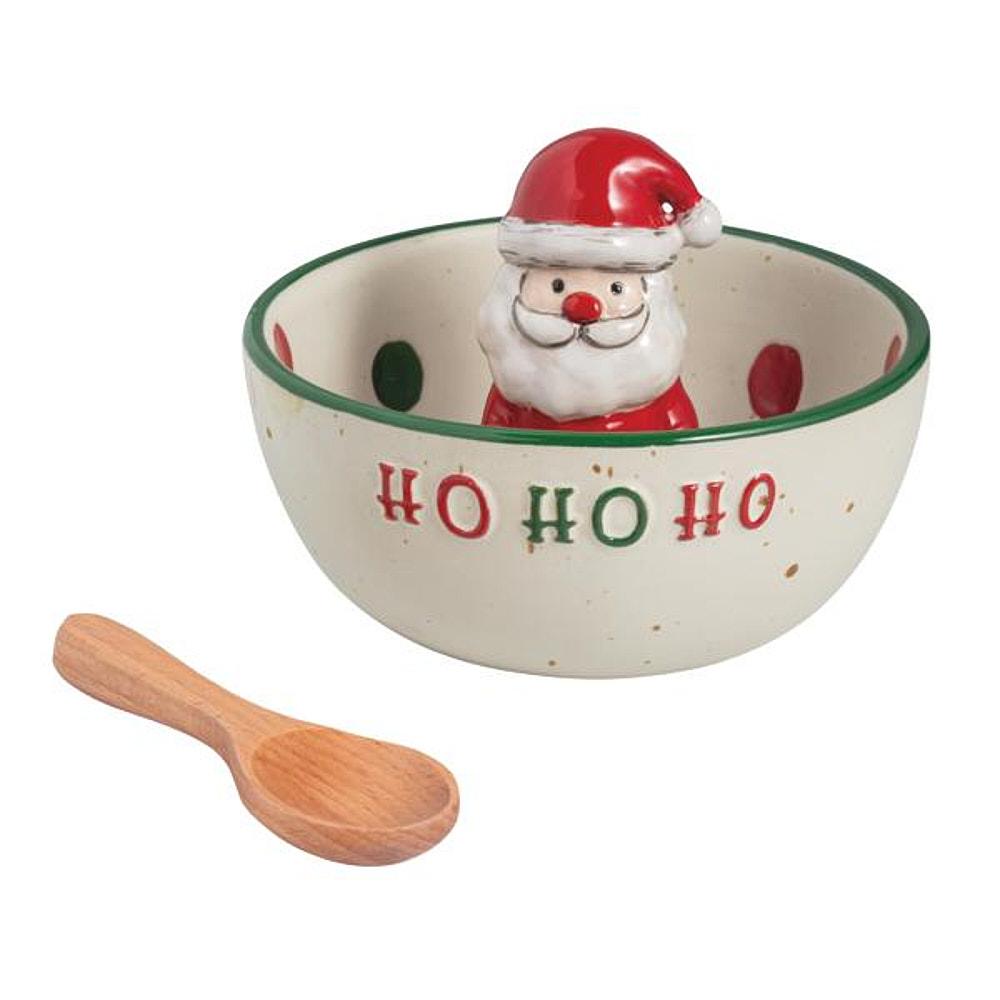 Mud Pie Santa Farm Christmas Candy Dish