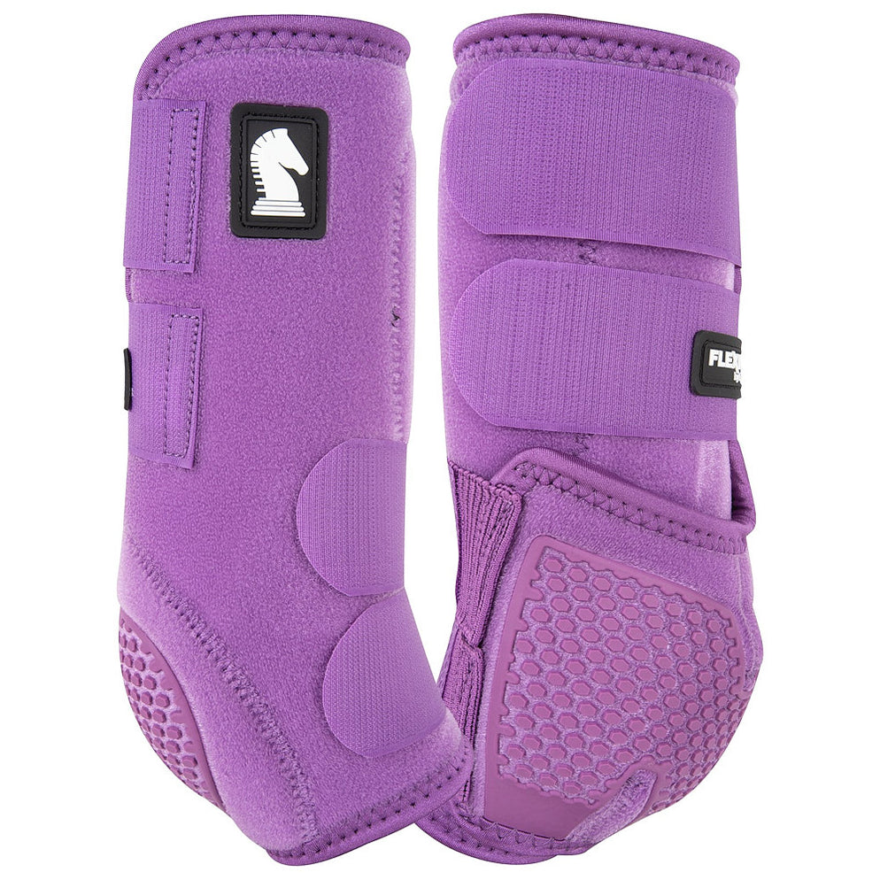 Classic Violet Flexion Front Splint Boots