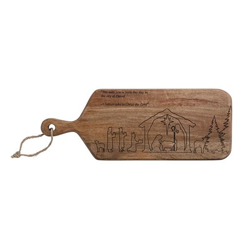 Mud Pie Nativity Paddle Board