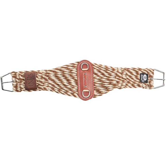 NRS 100% Mohair Roper Cinch with Leather Center