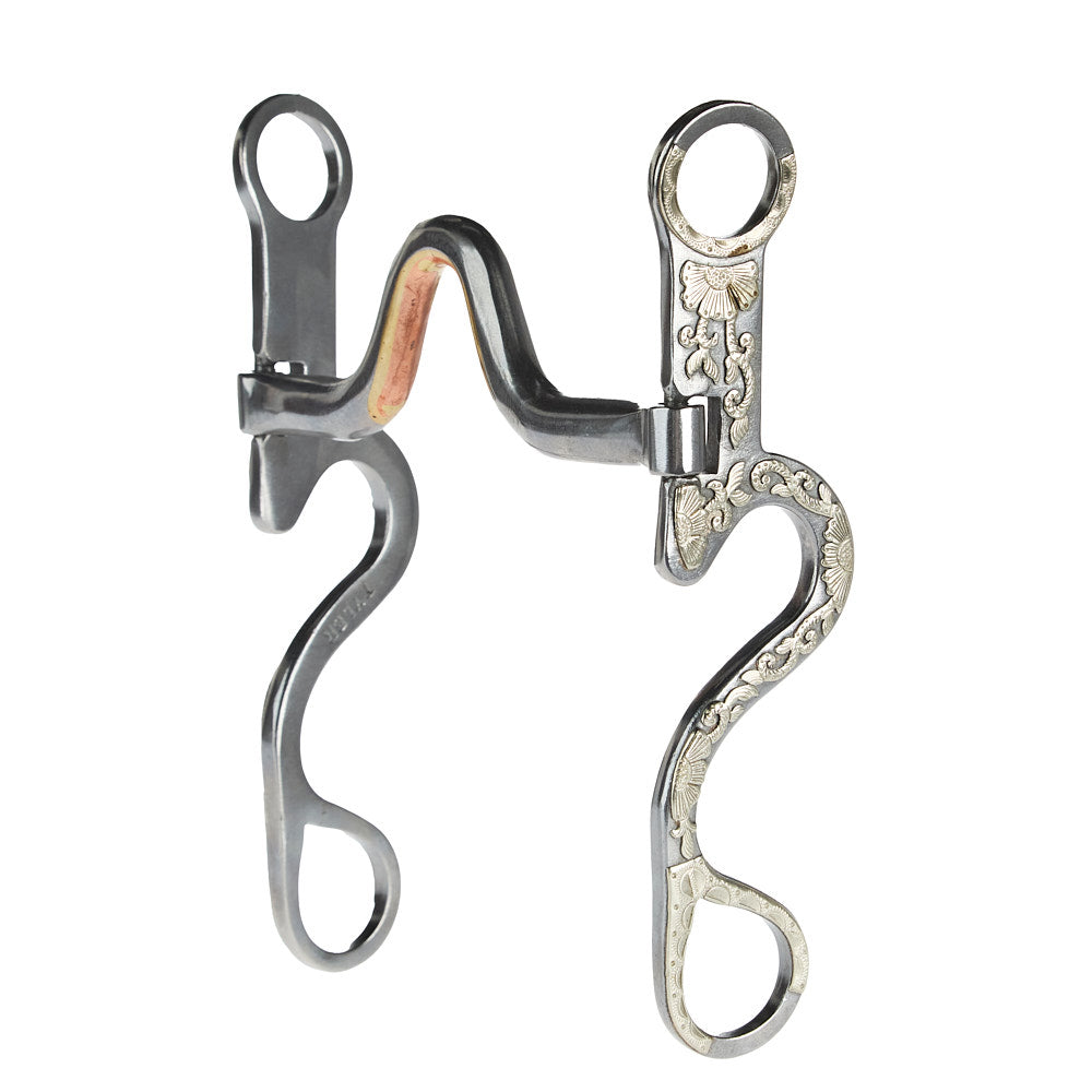 NRS Calvary Floral Shank High Port Bit