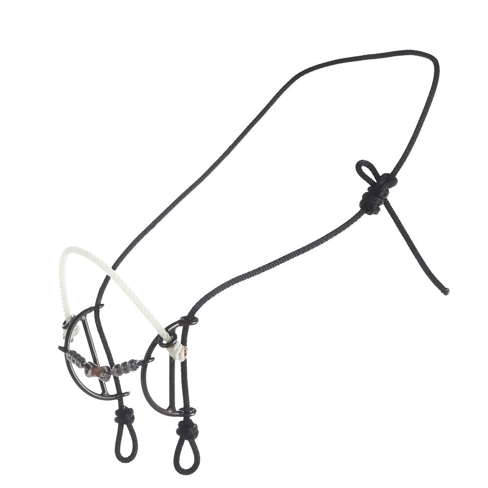 Dutton Bits Dogbone Snaffle with Solid Bead Mouthpiece Sliding Gag